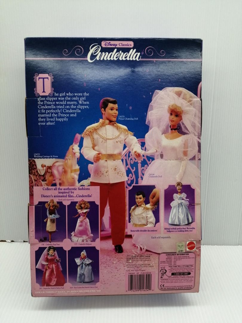 MATTEL Disney Classics Cinderella Doll, Hobbies & Toys, Toys & Games on ...