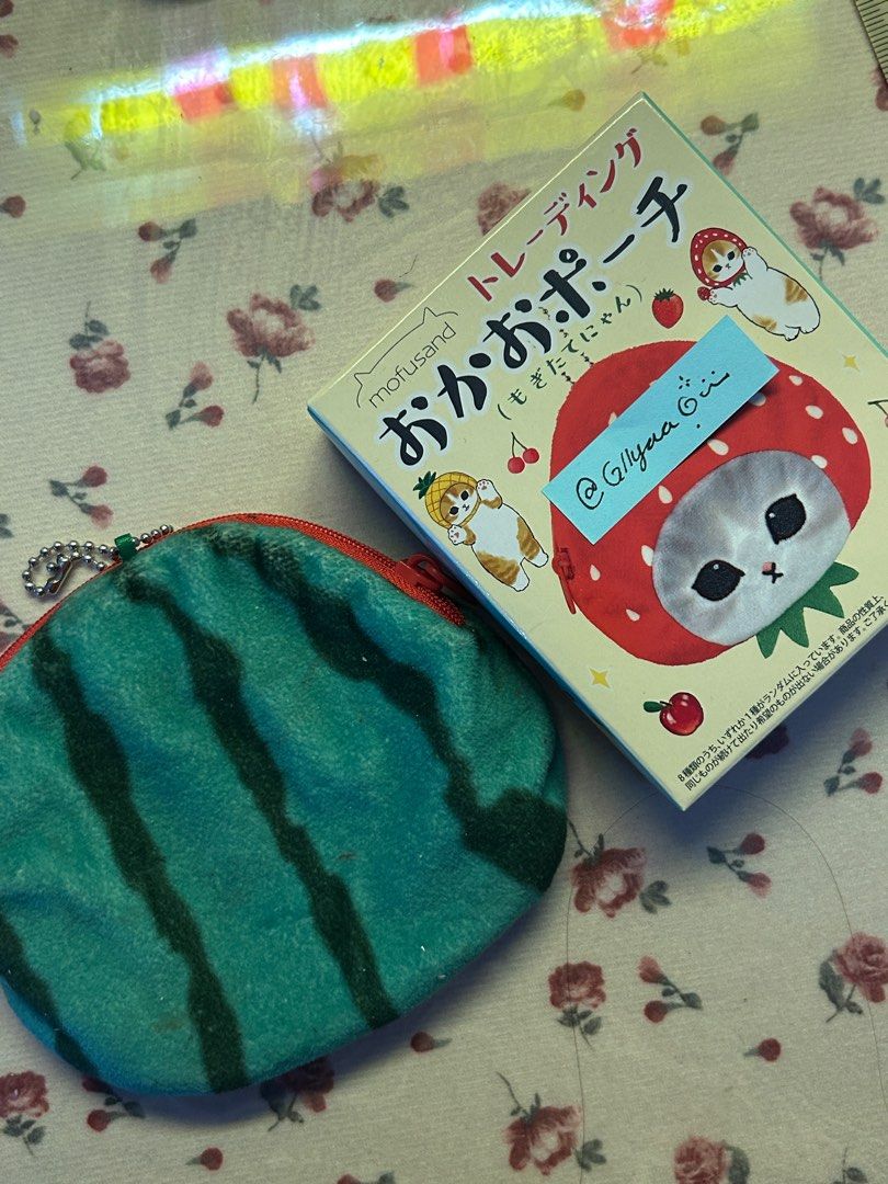 Mofusand pouch Watermelon ver, Hobbies & Toys, Collectibles ...