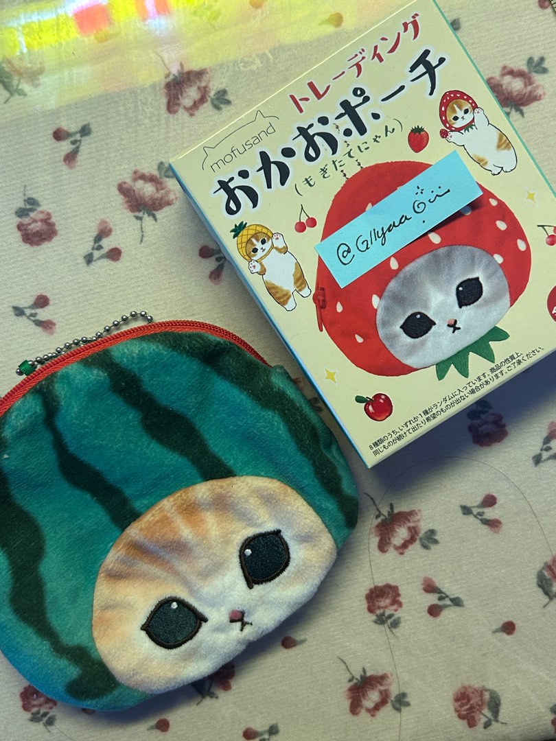 Mofusand pouch Watermelon ver, Hobbies & Toys, Collectibles ...