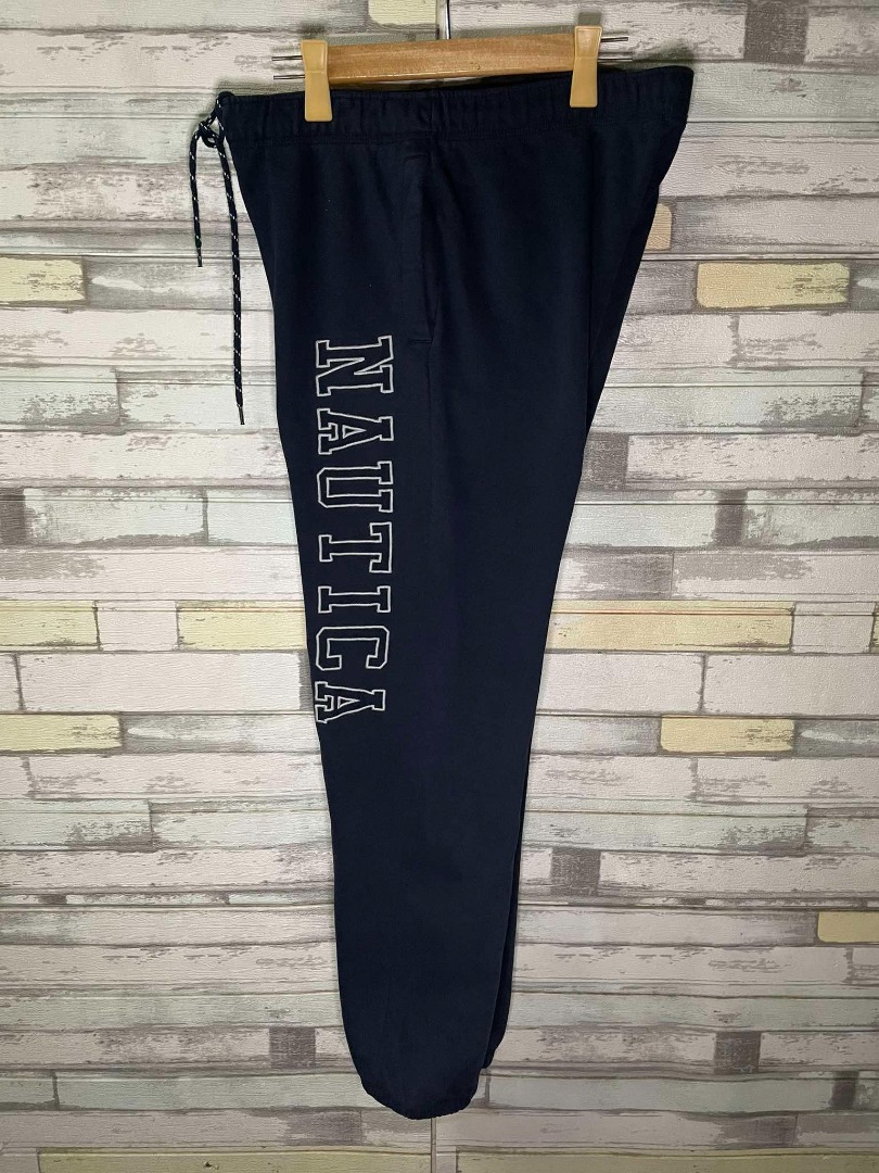 Nautica Big Logo Script Jogger, Men's Fashion, Bottoms, Joggers on ...
