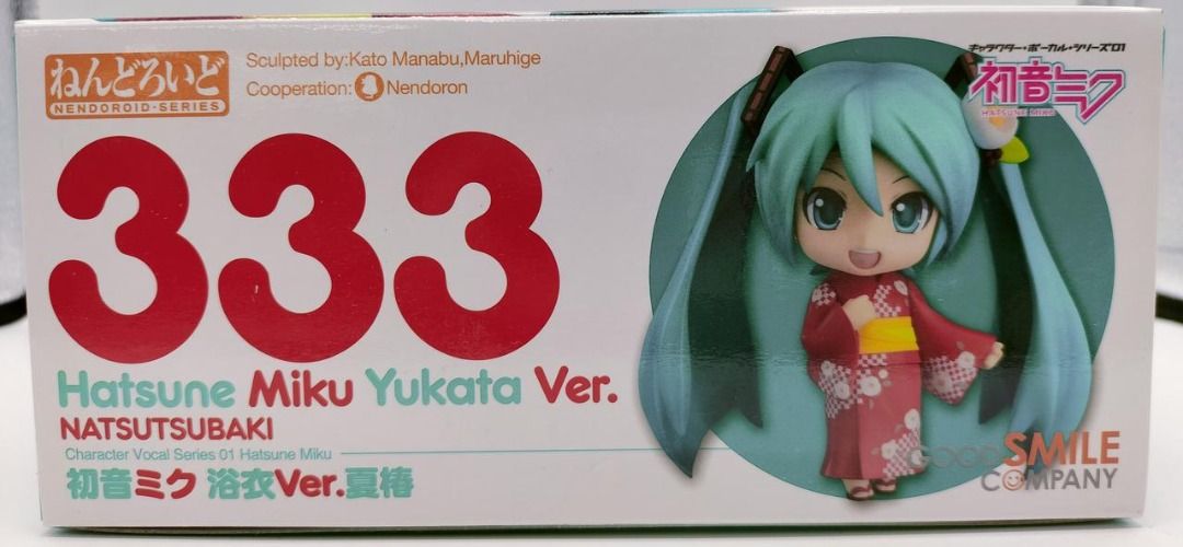 NENDOROID 333 Hatsune Miku Yukata Version Natsutsubaki Figure VOCALOID ...