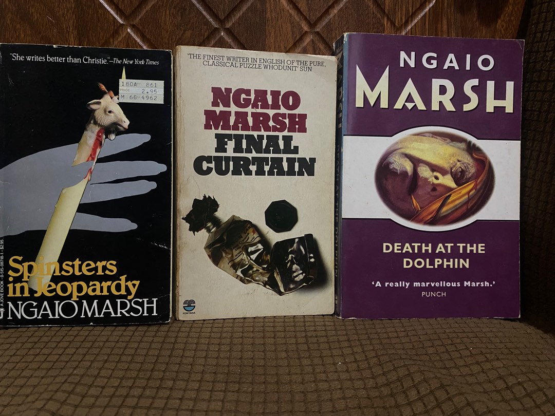 Ngaio Marsh BUNDLE - Final Curtain, Spinsters in Jeopardy, Death of the Dolphin, Hobbies & Toys ...