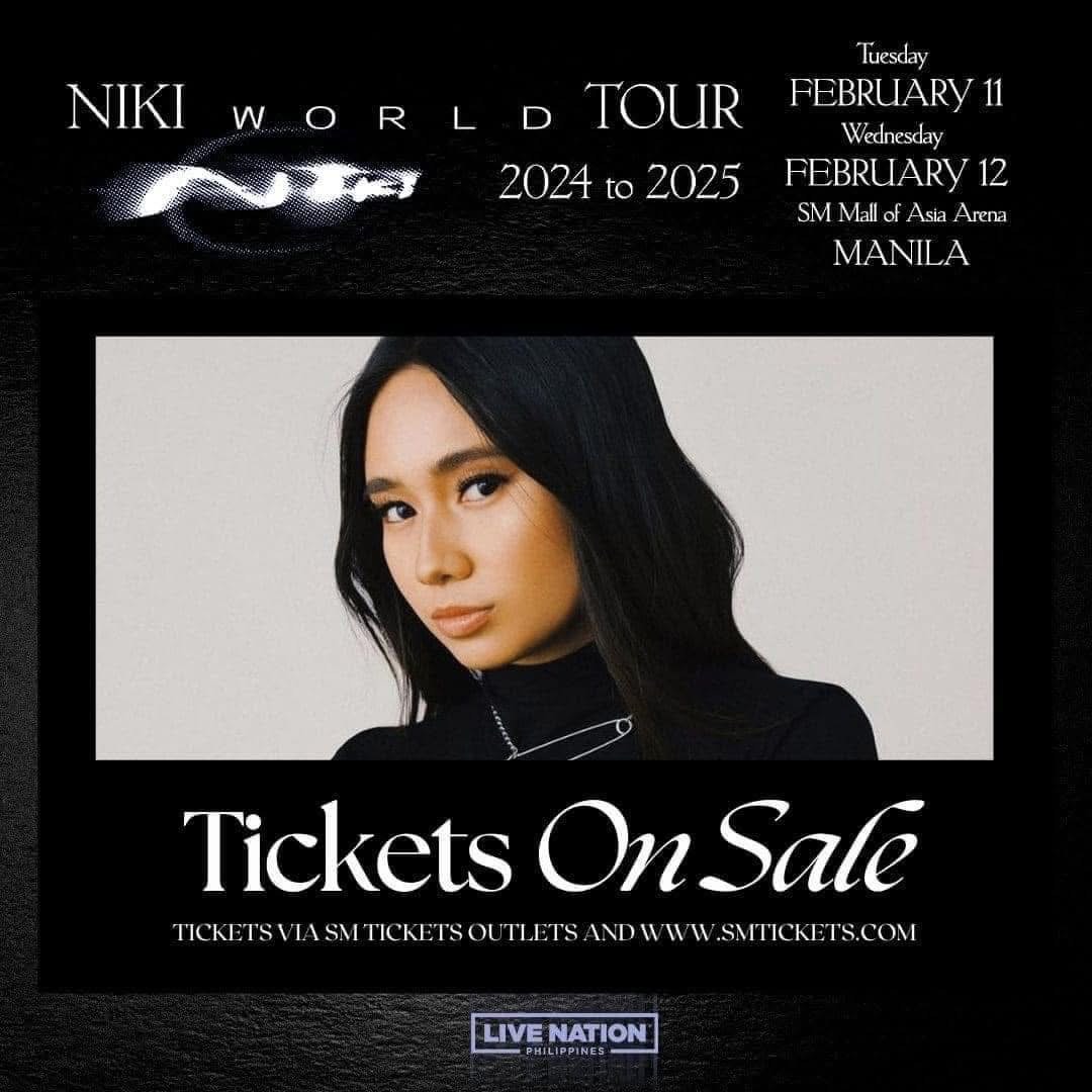 Niki Buzz World Tour, Tickets & Vouchers, Event Tickets on Carousell