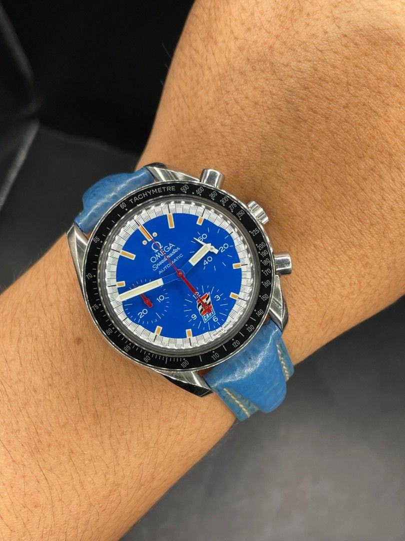 Omega Speedmaster Michael Schumacher CART Edition Blue Dial, Barang ...