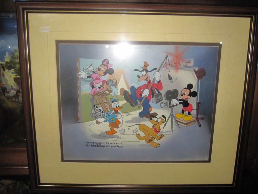 Original 1993 Walt Disney Mickey Minnie Mouse Goofy Pluto Cell, Hobbies ...