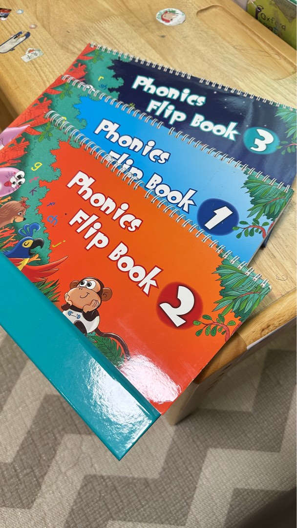 Oxford Path Phonics Flip Book 1-3, 兒童＆孕婦用品, 嬰兒玩具 - Carousell