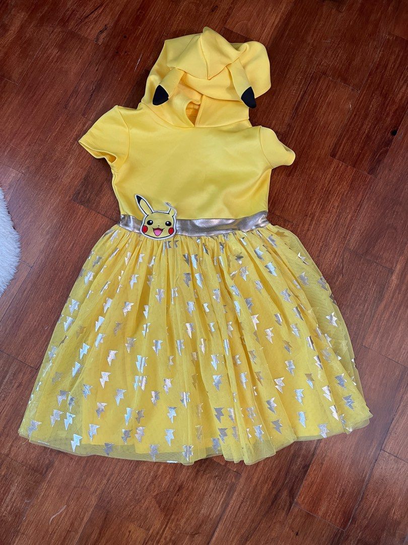 Pikachu Costume Dress, Babies & Kids, Babies & Kids Fashion on Carousell