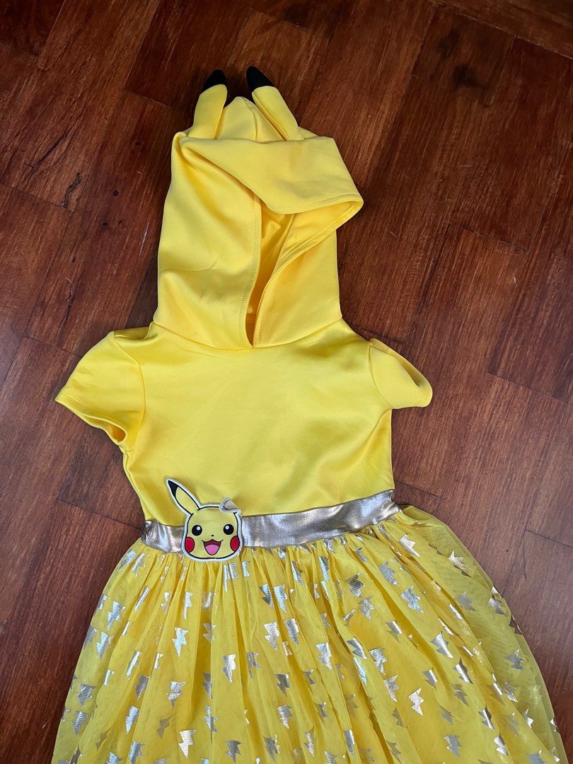 Pikachu Costume Dress, Babies & Kids, Babies & Kids Fashion on Carousell