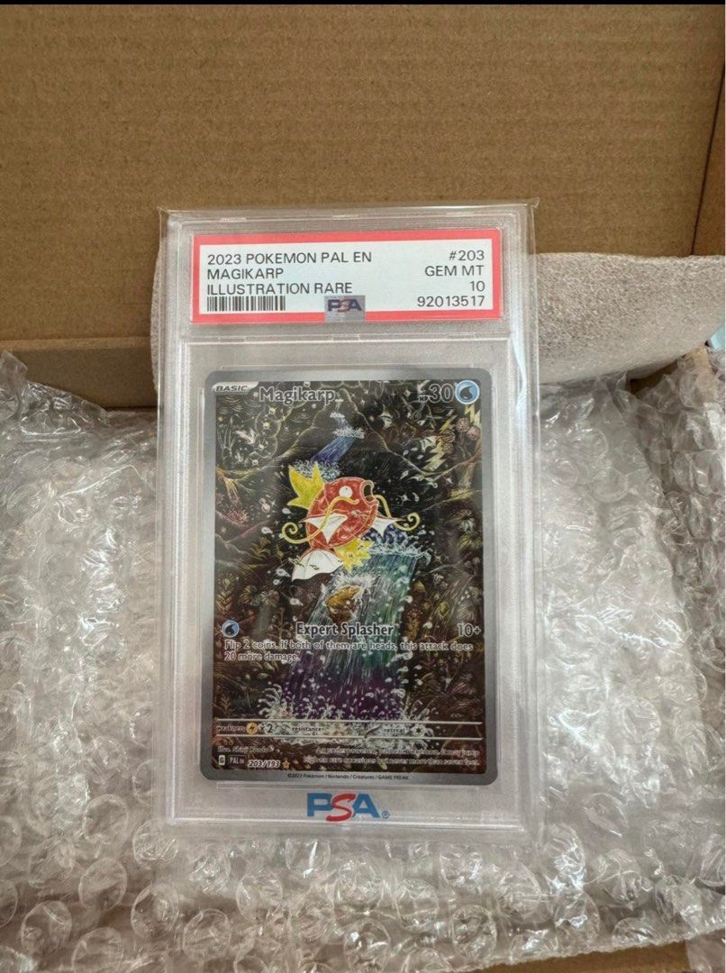 pokemon paldea evolved magikarp 203/193 psa 10, Hobbies & Toys, Toys ...