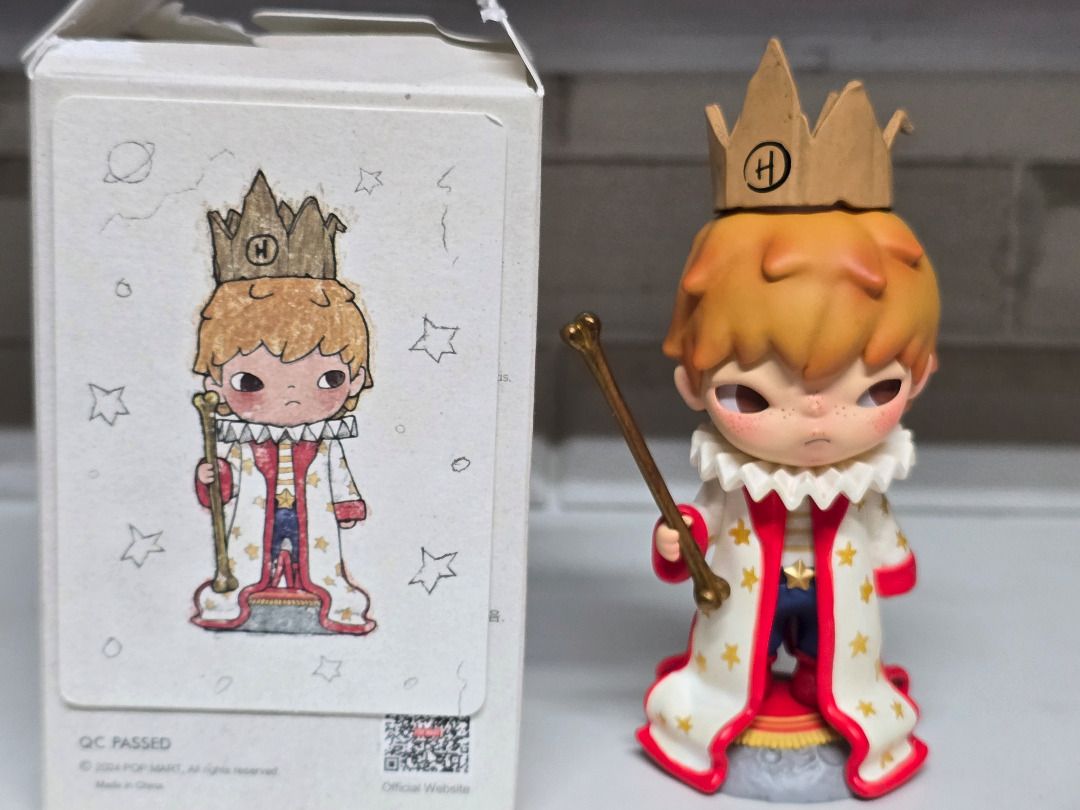 Pop Mart Hirono x Le Petit Prince: The King, Hobbies & Toys, Toys ...