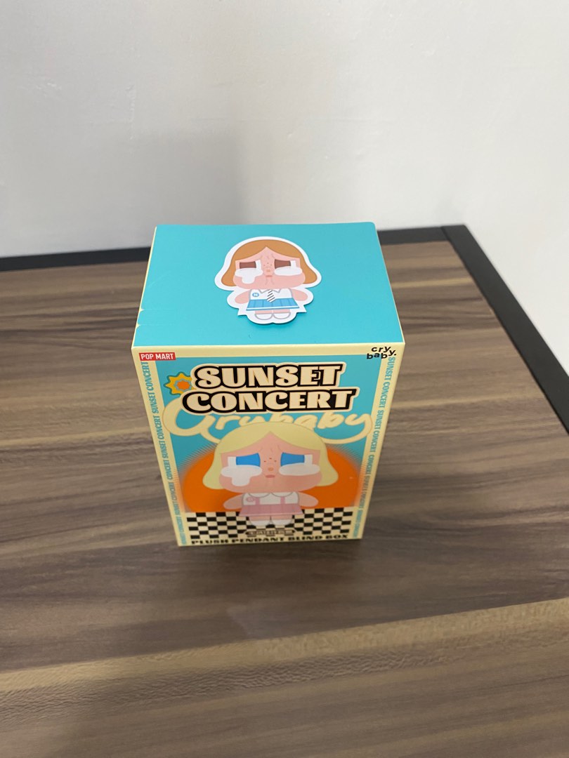 Popmart Crybaby Sunset Concert Plush Pendant, Hobbies & Toys, Toys ...