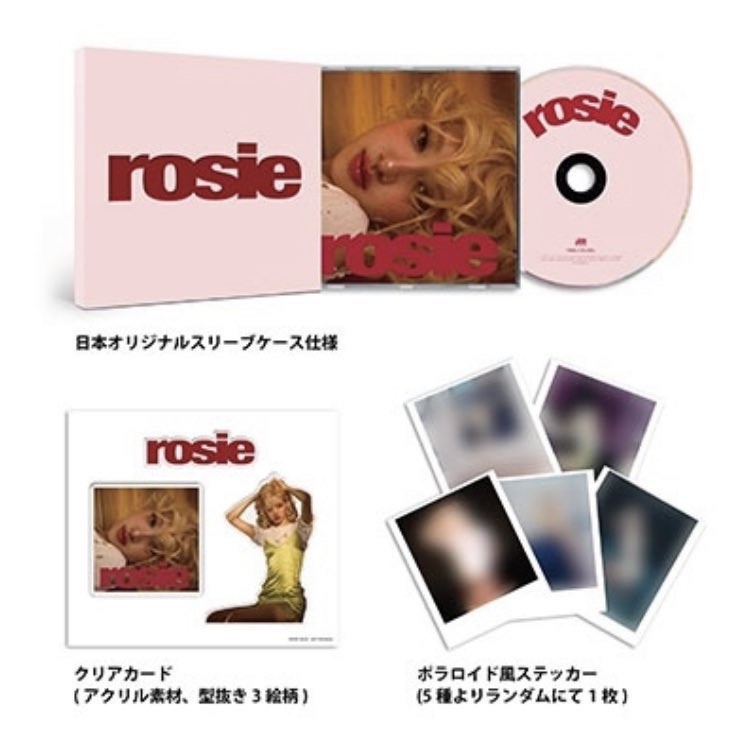 [PRE ORDER] ROSÉ ROSIE JAPAN EXCLUSIVE LIMITED EDITION / CD ROSE ...