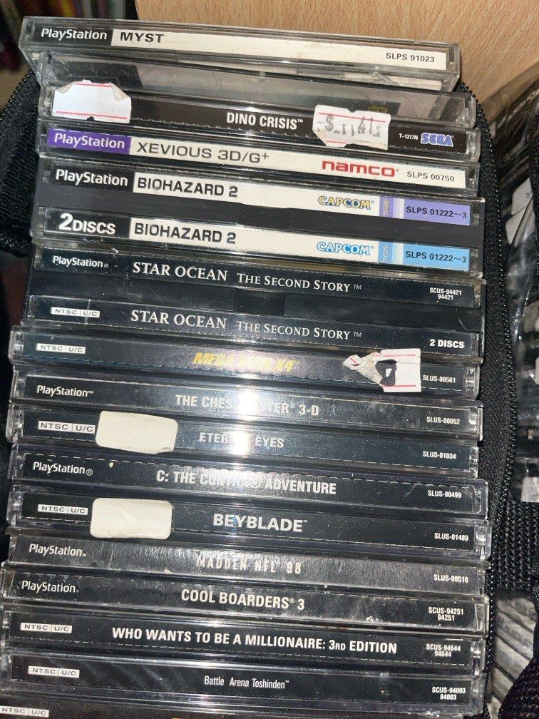 Ps1 games Games 10 to 150 contra 99sgd, parappa the rapper 150, ridge ...