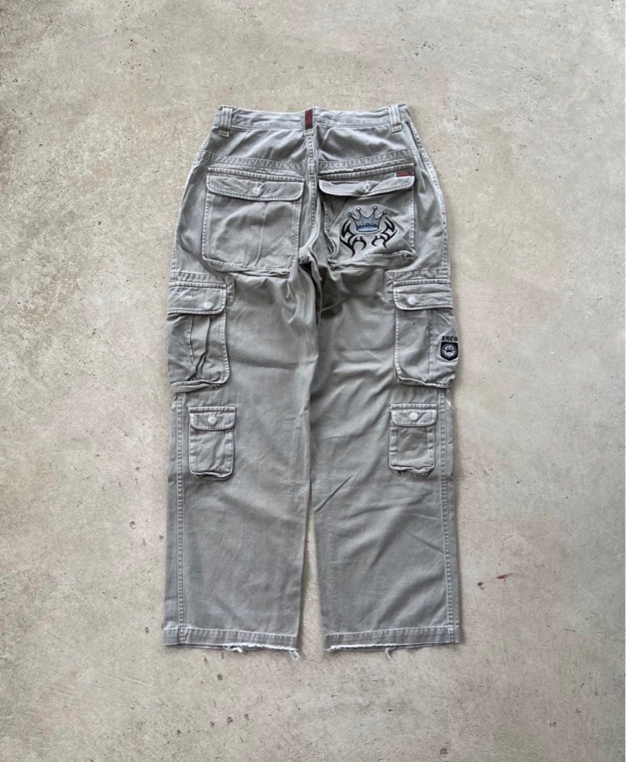 [RARE] JNCO Army Twill Commando Y2K Baggy Jeans, Men's Fashion, Bottoms ...