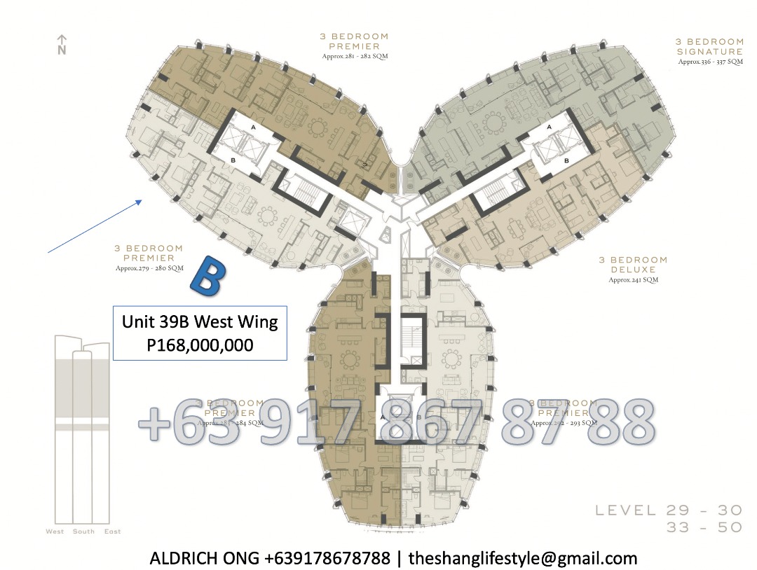 Rare Unit - Aurelia Residences facing Manila Polo Club, Mckinley ...