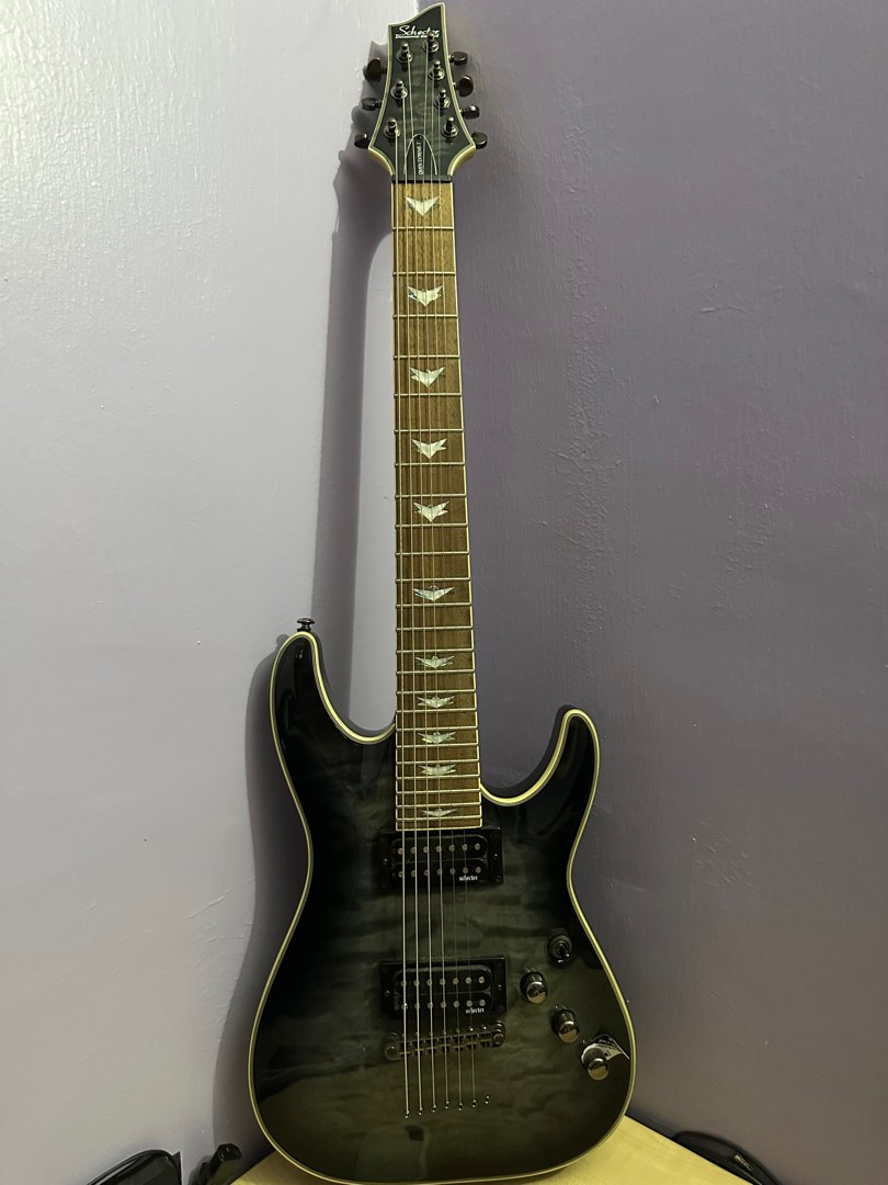 Schecter Omen Extreme 7, Hobbies & Toys, Music & Media, Musical ...