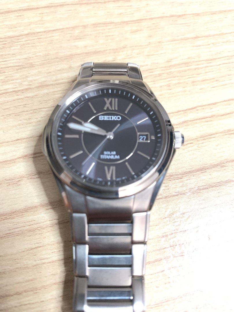 Seiko Solar Titanium, Men's Fashion, Watches & Accessories, Watches on ...