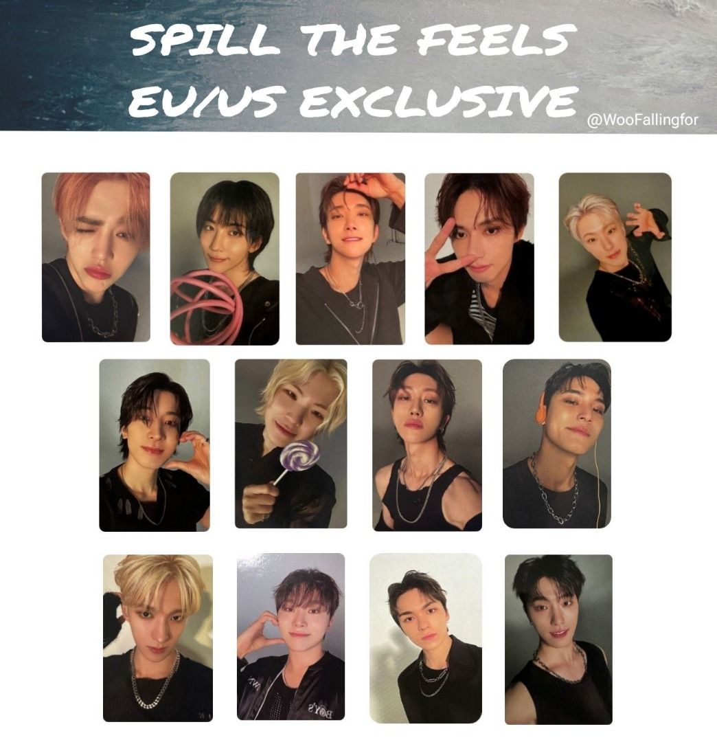 Onhand SIGNED Seventeen Spill the Feels 12th mini album stf svt feel ...