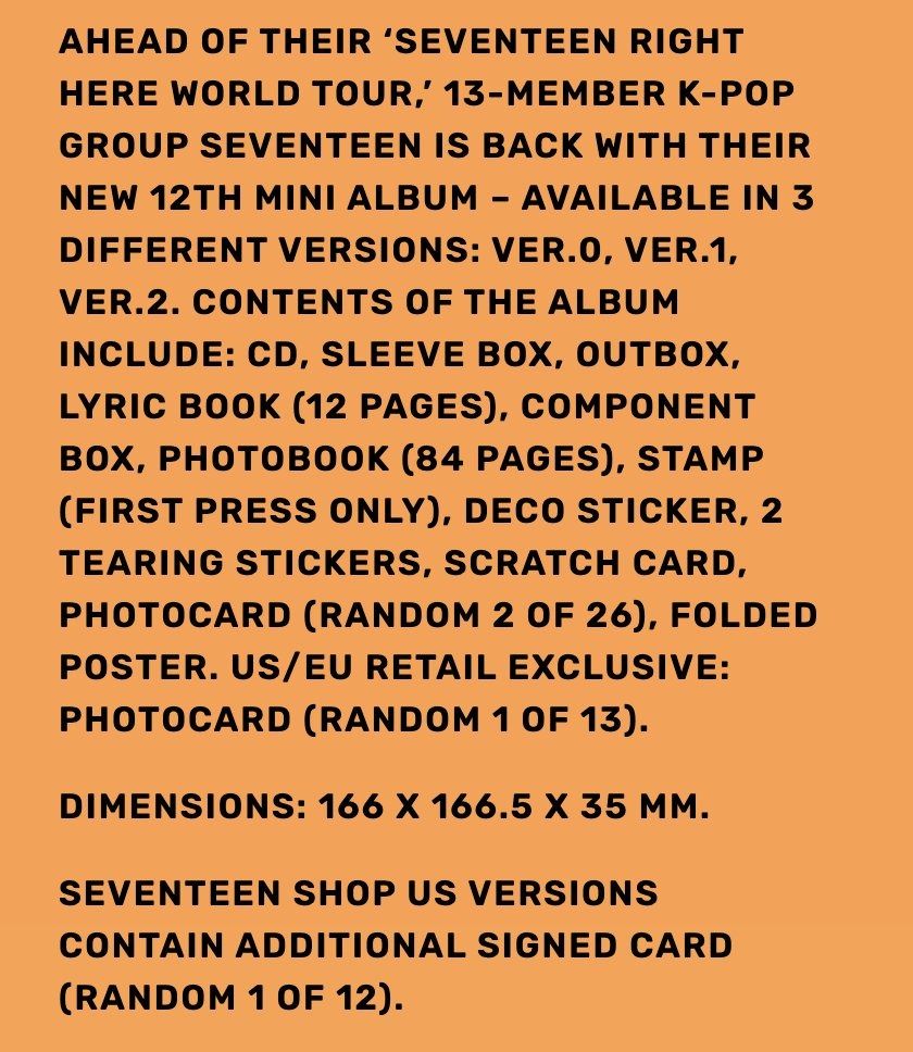 Onhand SIGNED Seventeen Spill the Feels 12th mini album stf svt feel ...