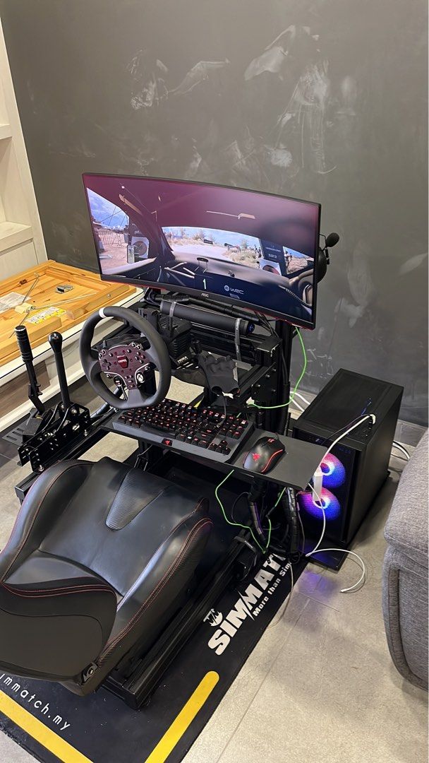 Simulator Rig Moza Racing R3 bundle with brake pedal kit + Gaming PC ...