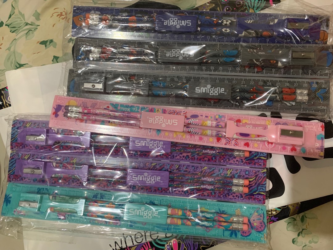 Smiggle Ruler Combo, Hobbies & Toys, Stationary & Craft, Stationery ...
