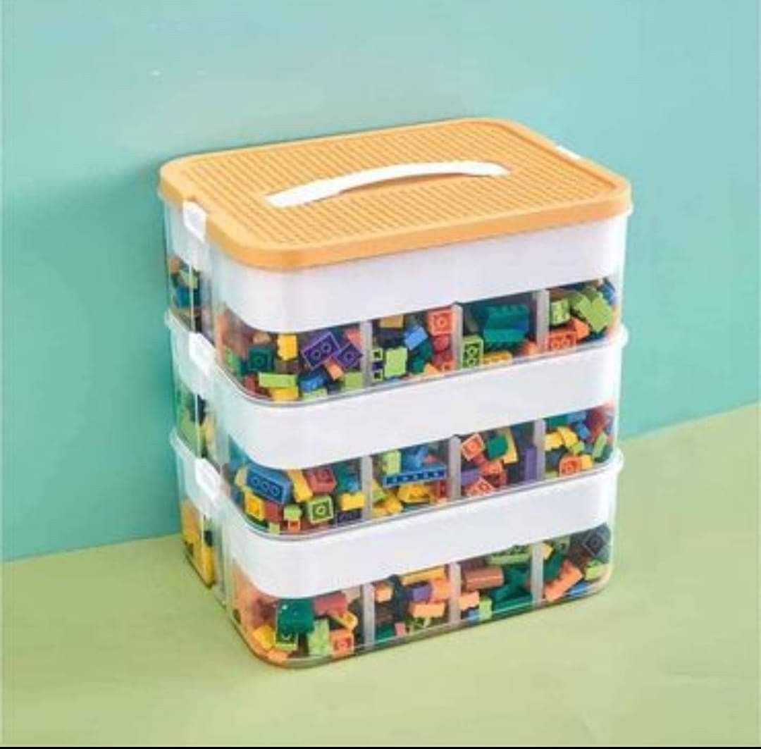 STORAGE BOX (3 TIER) (USED), Hobbies & Toys, Toys & Games on Carousell