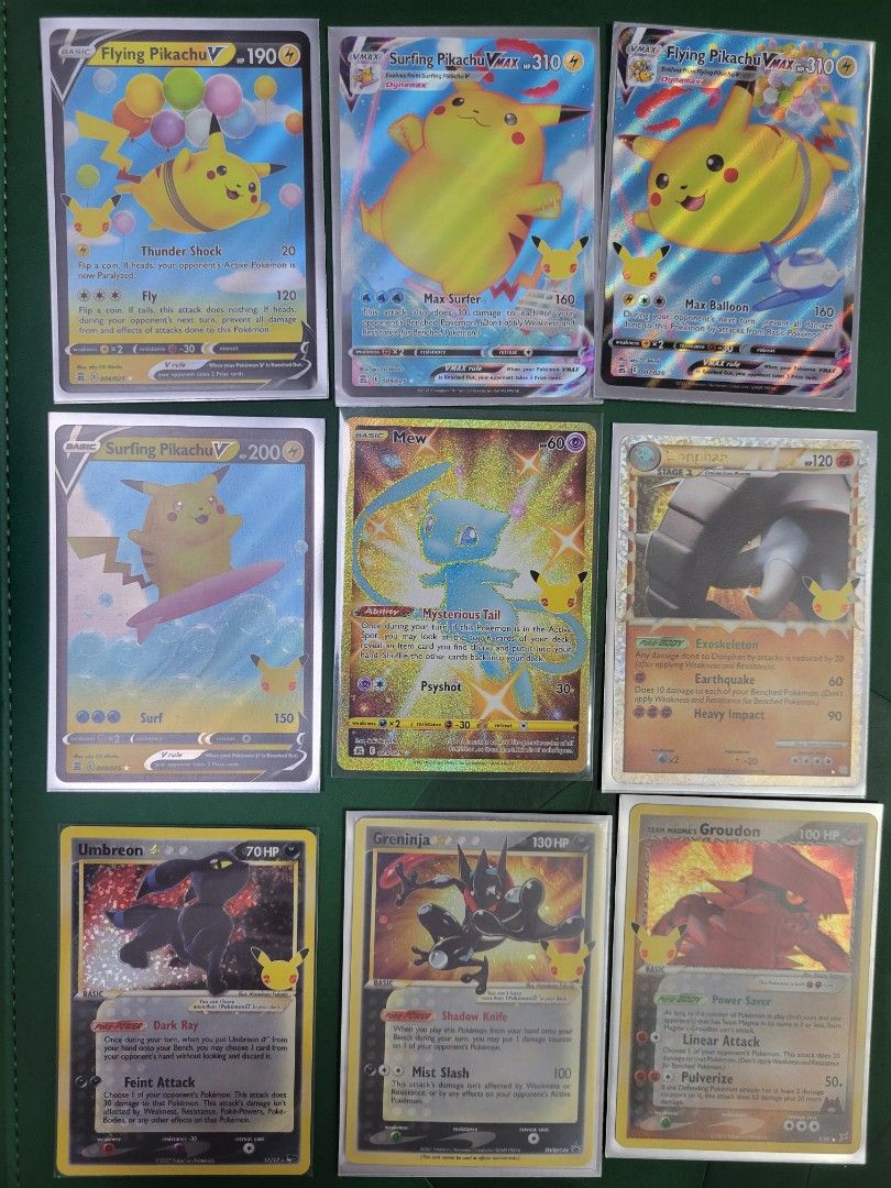 PTCG Pokemon 25th Celebration, Hobbies & Toys, Toys & Games on Carousell