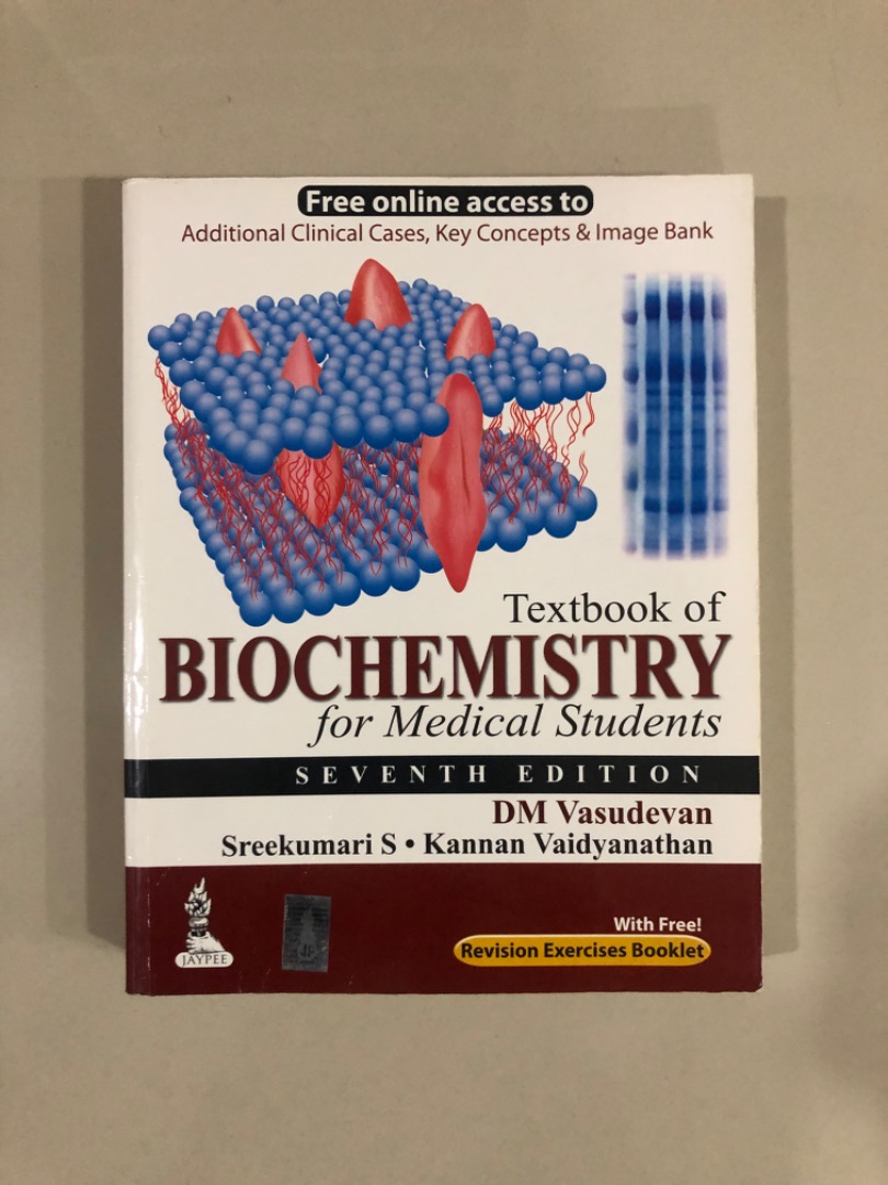 Textbook of Biochemistry by DM Vasudevan, Hobbies & Toys, Books ...