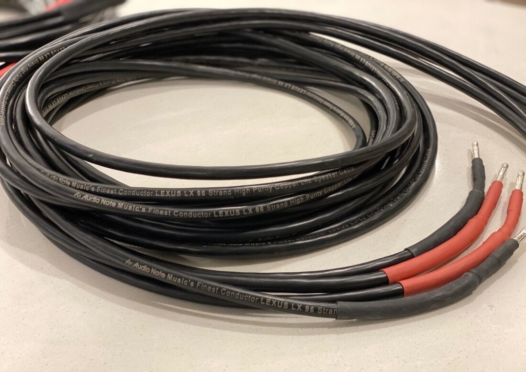 The famous Lexus LX 96 strand high purity 6N copper Litz speaker cable ...