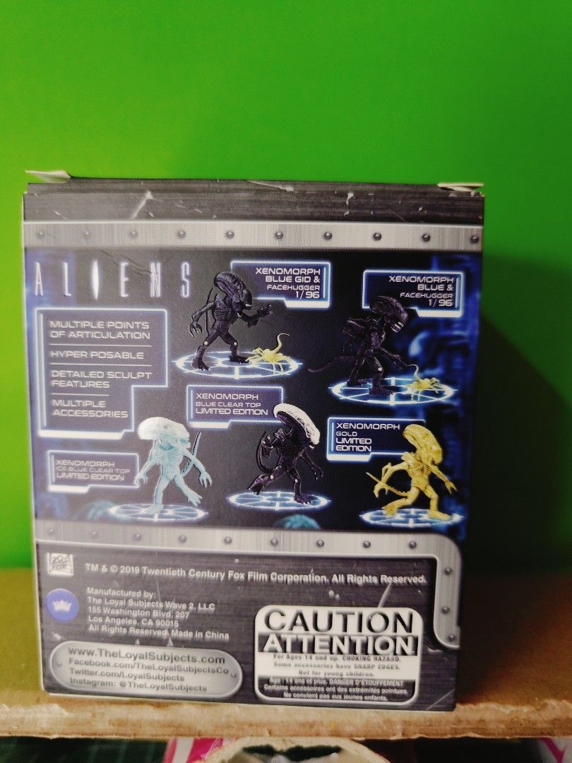 The Loyal Subjects Aliens Black Xenomorph Vinyl Action Figure with ...