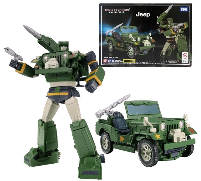 Transformers Masterpiece MP47 Hound Autobot Robot Mecha Military Jeep ...