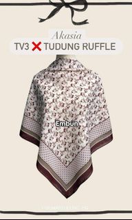 Tudung Ruffle Akasia TV3, Women's Fashion, Muslimah Fashion, Hijabs on ...