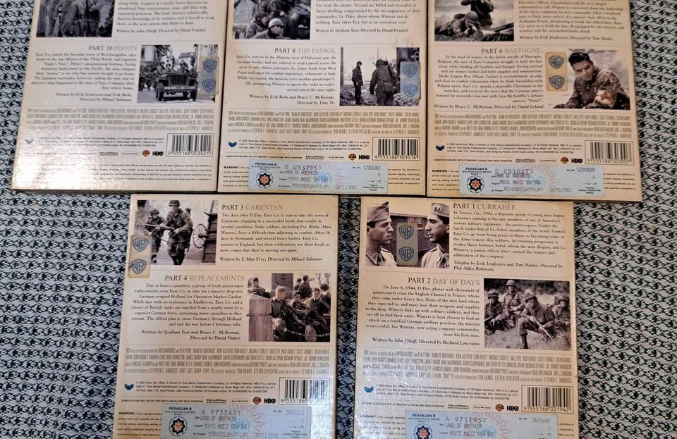 (tv series collection) band of brothers part 1 to 10 original vcd ...