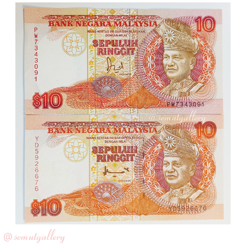 [Used] Malaysia Money RM 10 Old Banknote, Hobbies & Toys, Collectibles ...
