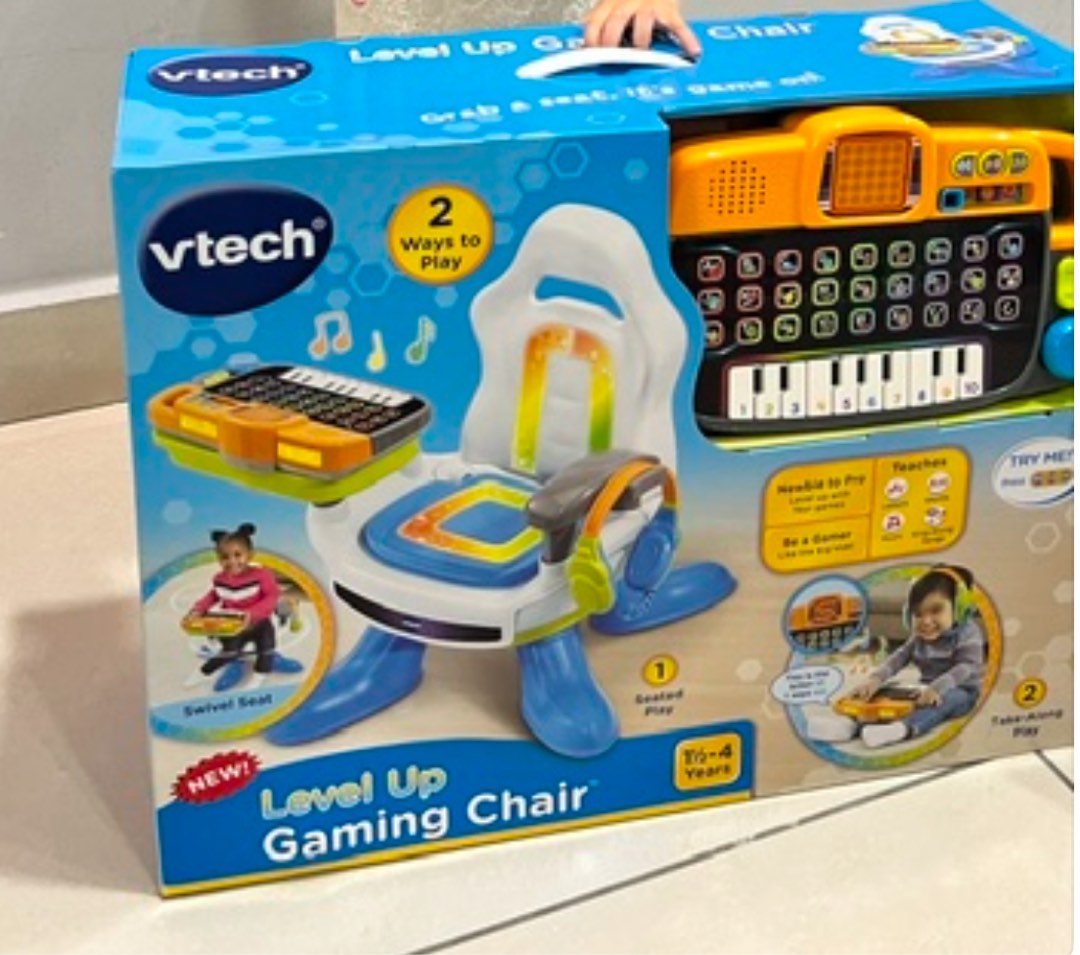 V tech level up gaming chair baby chair 1.5years-4years electronic learning toys, Hobbies & Toys ...