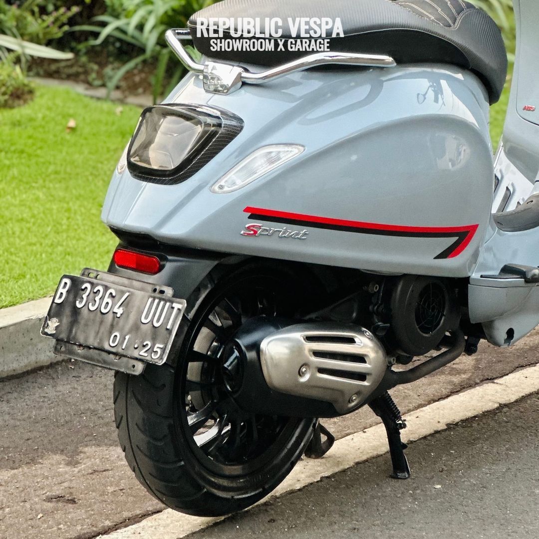 Vespa SPRINT 150 IGET ABS LED FACELIFT Tahun 2019 WARNA ABU GLOSSY ...
