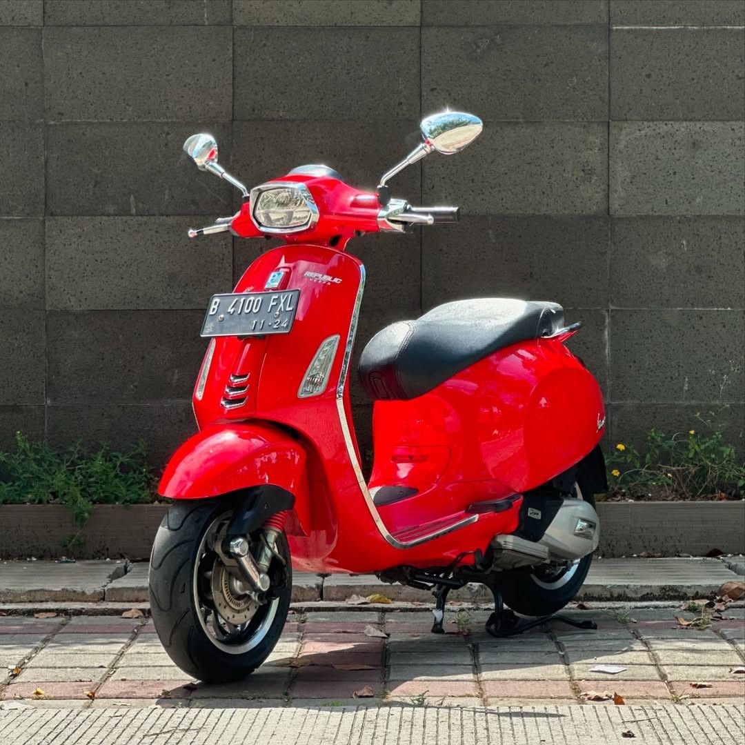 Vespa Sprint IGET ABS FACELIFT 150 ie tahun 2019 warna MERAH, Motor di ...