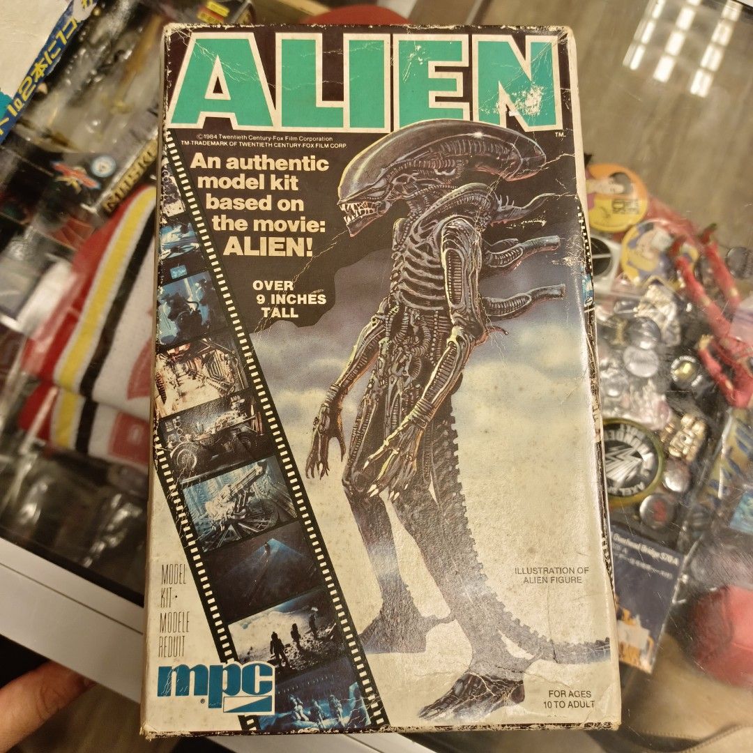 Vintage 70s alien model kit, Hobbies & Toys, Toys & Games on Carousell