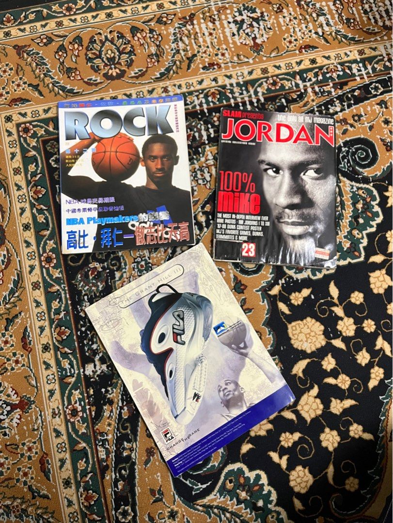 VINTAGE 90S NBA BASKETBALL MICHAEL JORDAN KOBE BRYANT GRANT HILL III ...