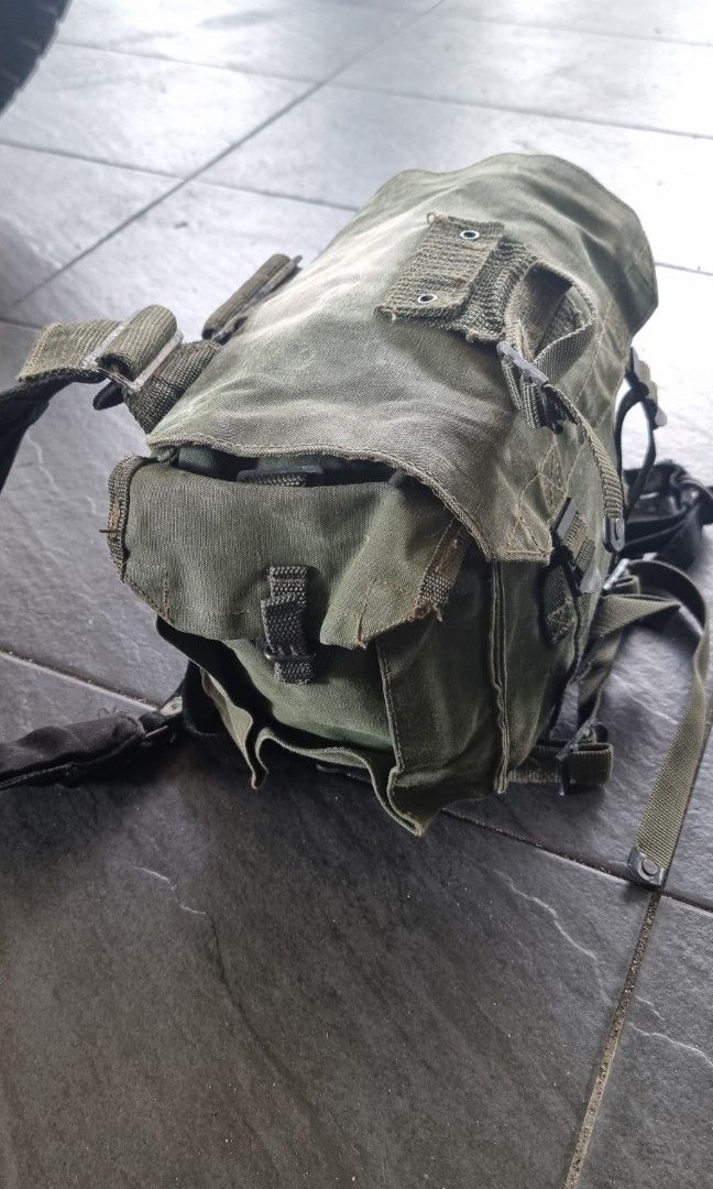 Vintage Malaya Army Bag Beg Askar Melayu, Men's Fashion, Bags ...
