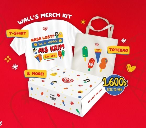 Wall's Make it Happier Spend and Win Limited Edition Merch Kit, Hobbies ...