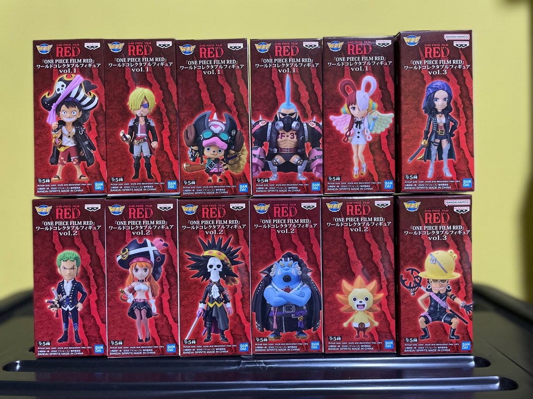 Wcf One Piece Red Film , Hobbies & Toys, Toys & Games on Carousell