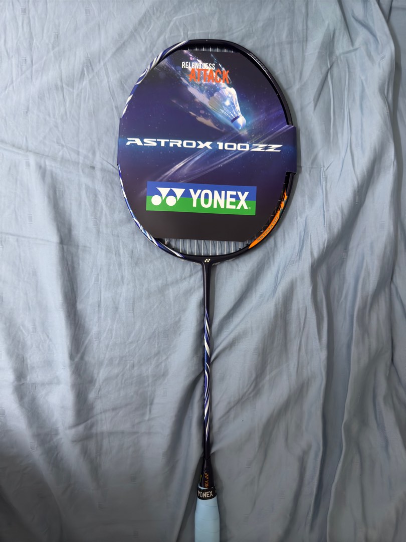 Yonex Astrox 100zz dark navy blue 4UG5, Sports Equipment, Sports ...
