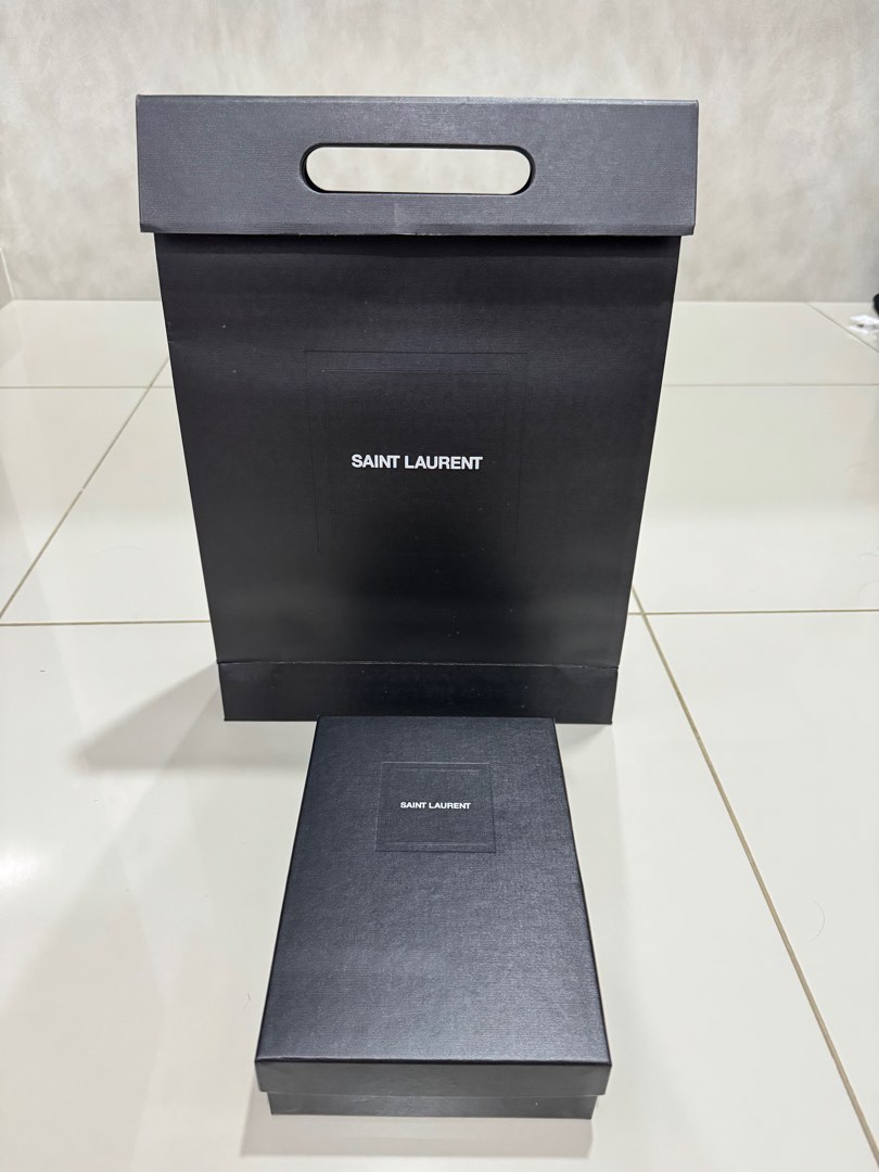 YSL Box with Paper Bag, Luxury, Accessories on Carousell