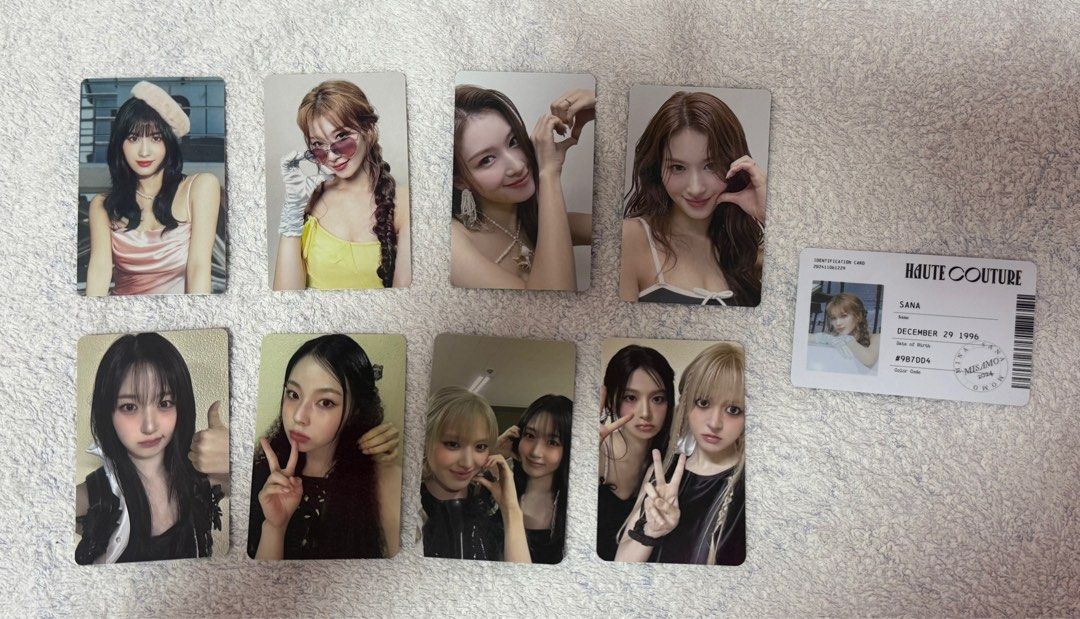 自出價 急放回血 kpop 女團小卡 後邊仲有兩頁 twice nmixx le sserafim gidle, 興趣及遊戲, 收藏品及紀念品, 韓流 - Carousell