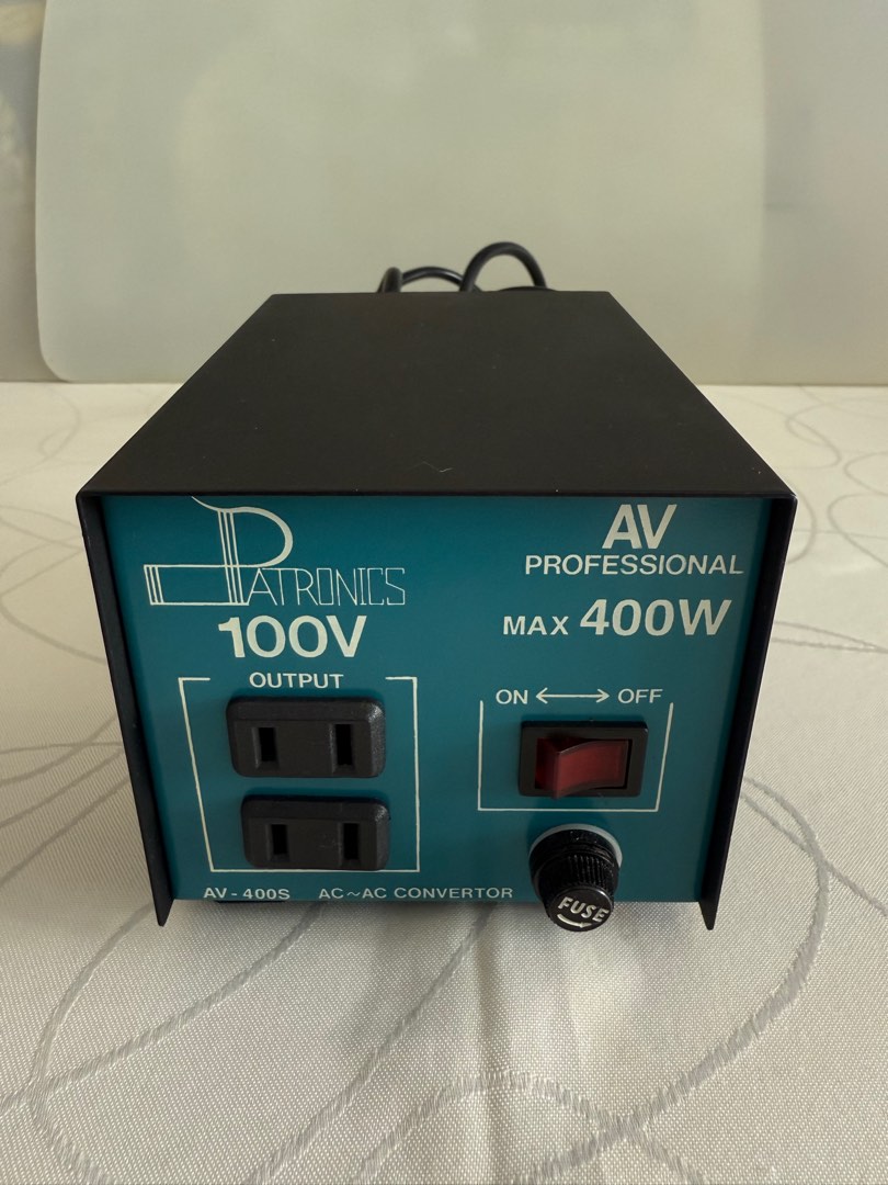 變壓器 Patronics AV Converter, 家庭電器, 轉插器及插頭 - Carousell