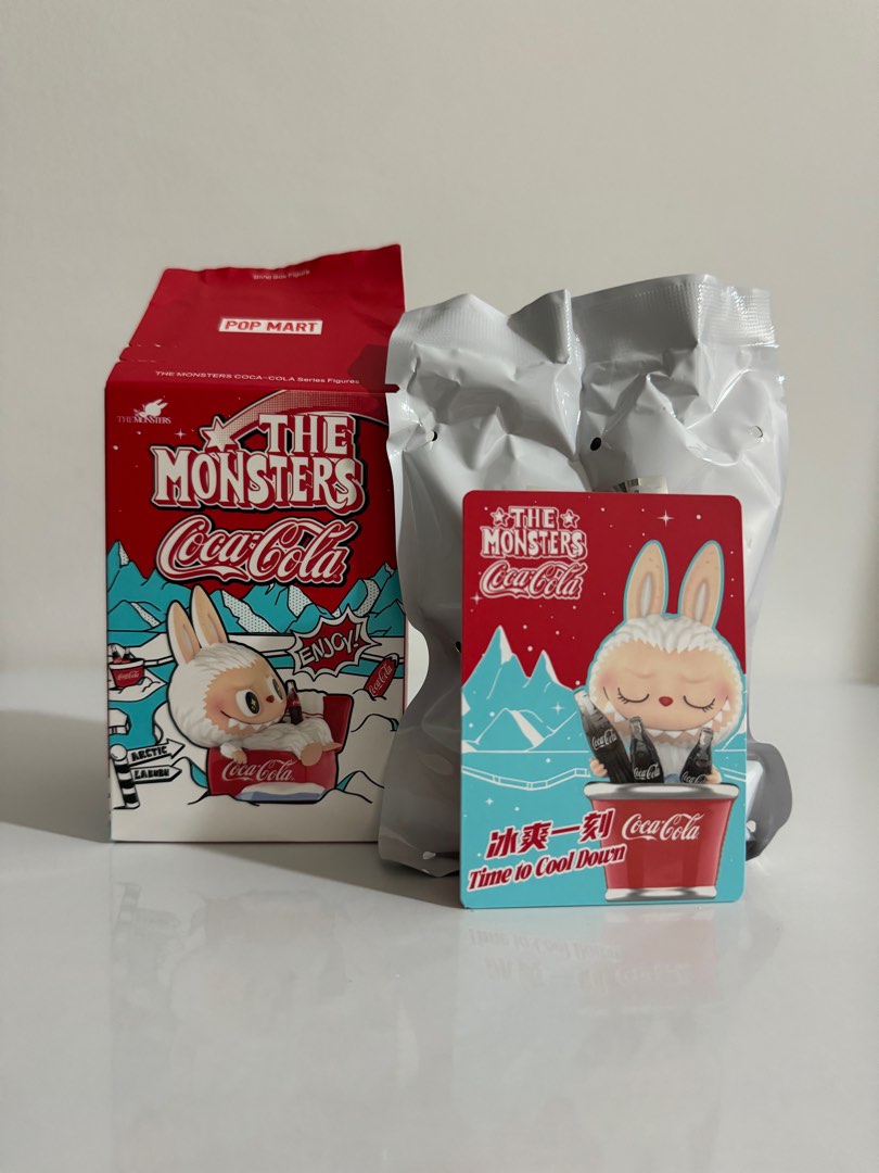 Action figures Coca Cola Labubu, Hobbies & Toys, Toys & Games on Carousell