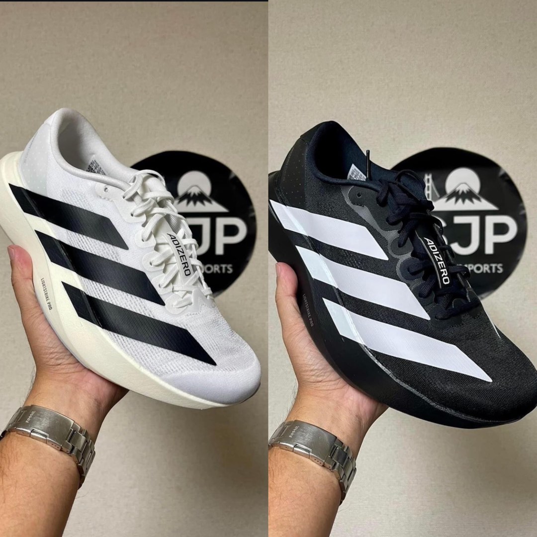 Adidas Adizero Evo SL WHITE & BLACK (Japan pasabuy), Men's Fashion ...