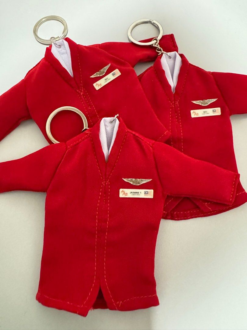 AIRASIA CABIN CREW MINI UNIFORM KEYCHAIN, Hobbies & Toys, Collectibles ...