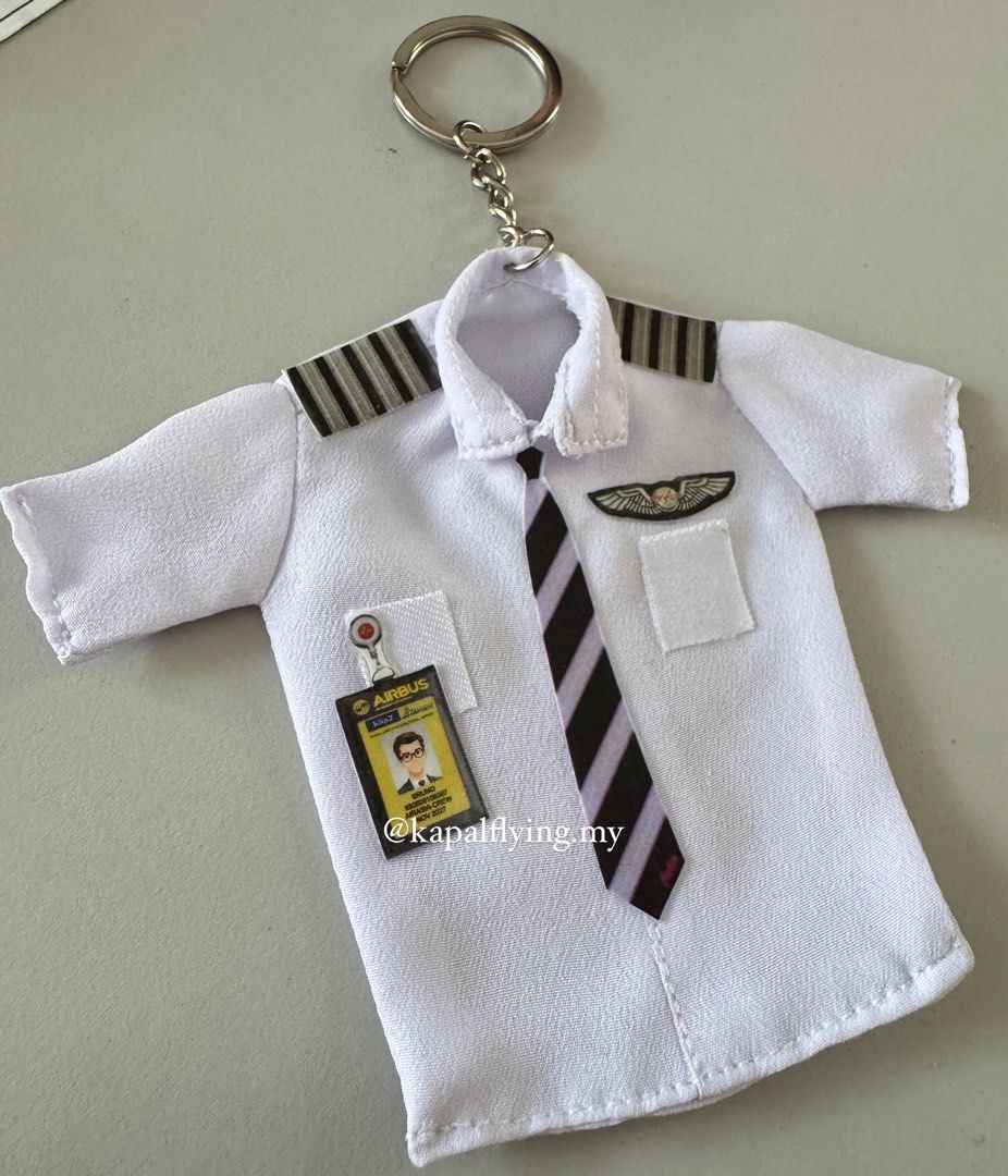 AIRASIA PILOT MINI UNIFORM KEYCHAIN, Hobbies & Toys, Collectibles ...